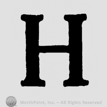 Mark with Bold capital H | #61452
