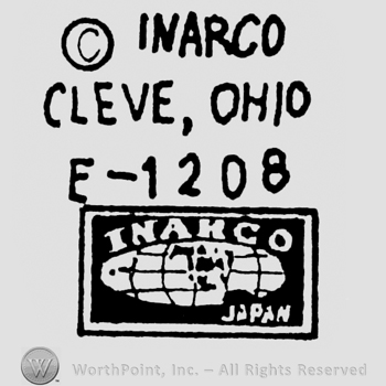 Mark with A rectangle, a globe, the text "INARCO | #61495