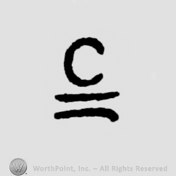 Mark with Letter C double underlined | #61678