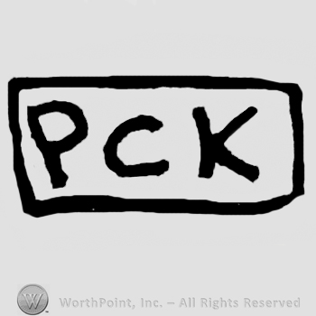 Mark with PCK written inside a rectangle | #61779