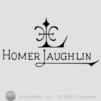 Mark with Homer Laughlin written with stylish | #61826
