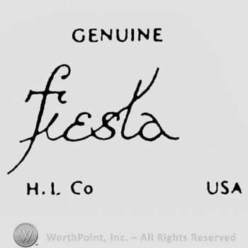 Mark with The text "GENUINE fiesta H.L Co USA". | #61950