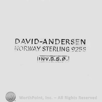 Mark with The text ''David-Andersen Norway | #619570