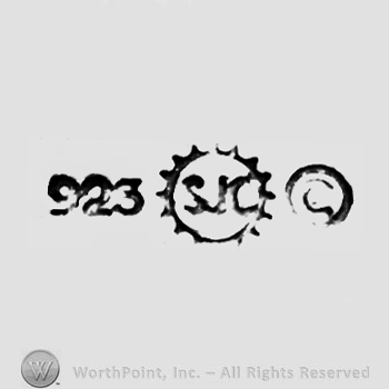 Mark with The numbers ''923'', the monogram of | #619671