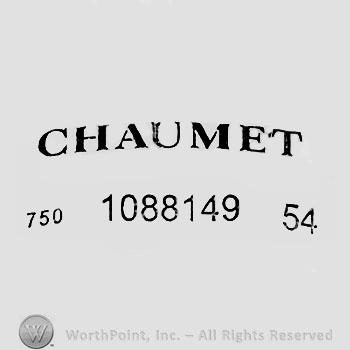 Mark with The text Chaumet'' and the numbers | #619676