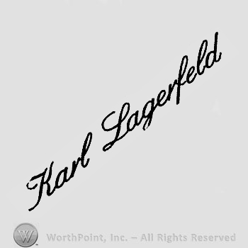 Mark with The text ''Karl Lagerfeld''. | #619976
