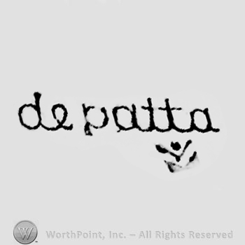 Mark with The text ''de patta'' and unreadable | #620461