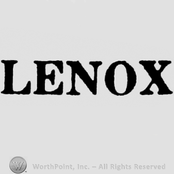 Mark with Bold writing Lenox | #62079