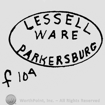 Mark with Curved writing Lessel up Ware middle | #62102