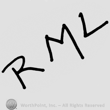 Mark with Oblique initials RML | #62167