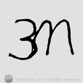 Mark with The number "3" and the letter "m". | #62320