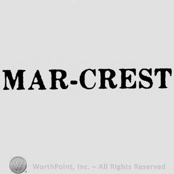 Mark with Bold writing Mar-Crest | #62344