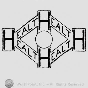 Mark with Diamond shape with 4 Health words on | #62381