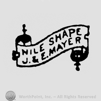 Mark with Curved writing Nile Shape J&E Mayer on | #62402
