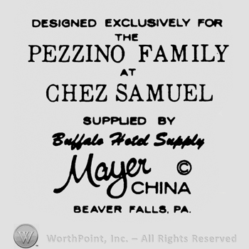 Mark with Writing from top to bottom Designed | #62461