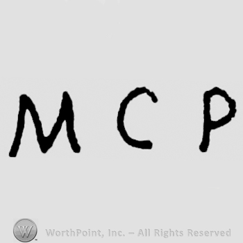 Mark with Initials MCP | #62514