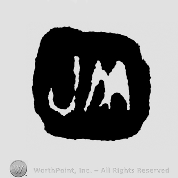 Mark with White initials JM inside a black shape | #62545
