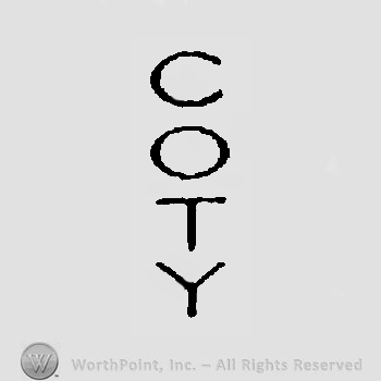 Mark with The text ''Coty''. | #627483