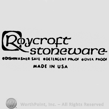 Mark with Writing Roycroft from square | #62816