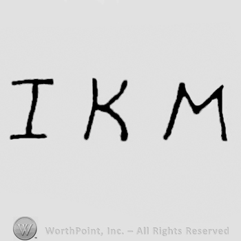 Mark with The letters "IKM". | #62846