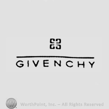 Mark with The text ''Givenchy'', a line and a | #629034