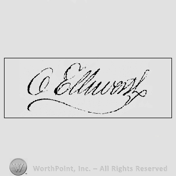 Mark with Signature: Oliver Ellsworth. | #632013