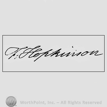 Mark with Signature: Francis Hopkinson. | #632017