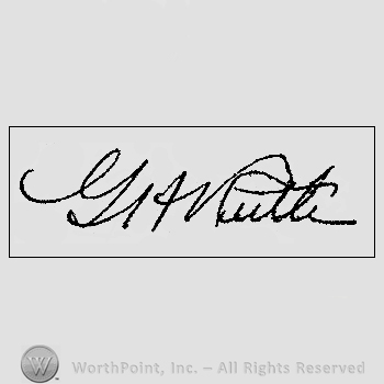 Mark with Signature: George Herman ''Babe'' Ruth. | #632050