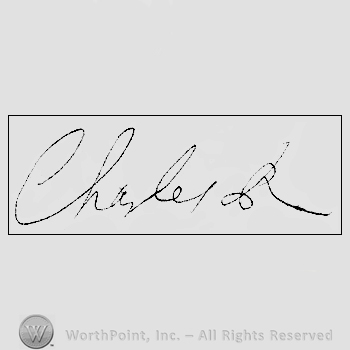 Mark with Signature: Charles II of England. | #632060