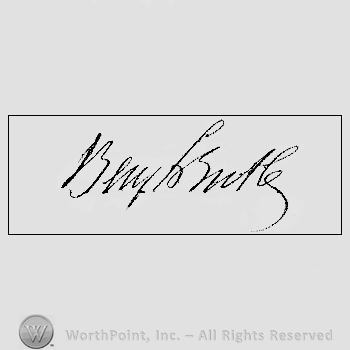 Mark with Signature: Benjamin F. Butler. | #632065
