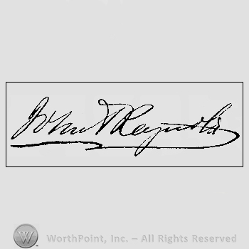 Mark with Signature: John F. Reynolds. | #632098