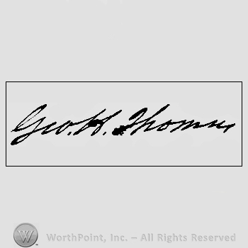 Mark with Signature: George H. Thomas. | #632104