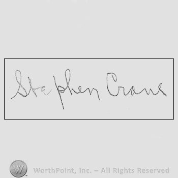 Mark with Signature: Stephen Crane. | #632112