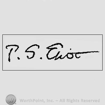 Mark with Signature: Thomas Stearns Eliot. | #632122