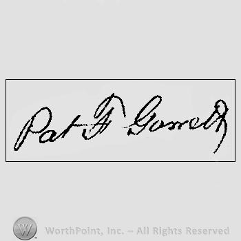 Mark with Signature: Pat Garrett. | #632136