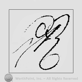 Mark with Signature: George III. | #632139