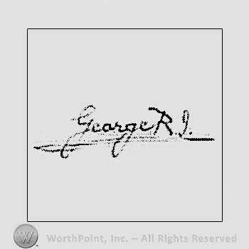 Mark with Signature: George V. | #632140