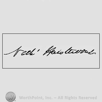 Mark with Signature: Nathaniel Hawthorne. | #632146