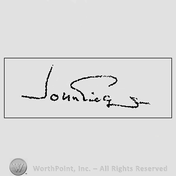 Mark with Signature: John Gielgud. | #632162
