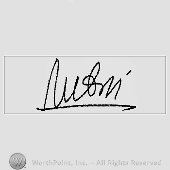 Mark with Signature: Reuven Rubin. | #632176