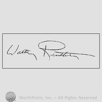 Mark with Signature: Walter Reuther. | #632183