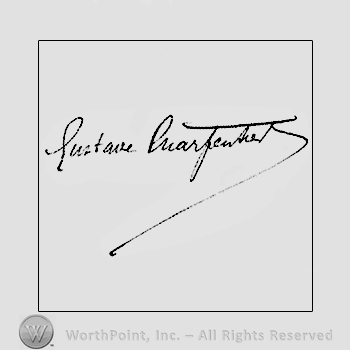 Mark with Signature: Gustave Charpentier. | #632215