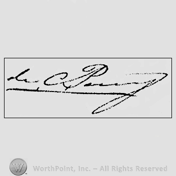 Mark with Signature: Matthew Calbraith Perry. | #632219