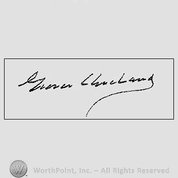 Mark with Signature: Grover Cleveland. | #632235