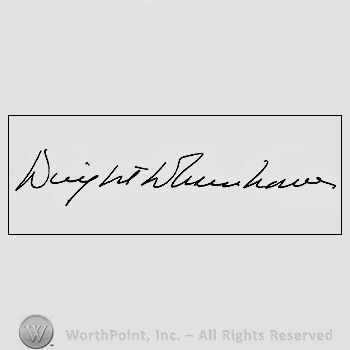 Mark with Signature: Dwight D. Eisenhower. | #632238