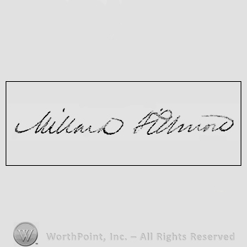 Mark with Signature: Millard Fillmore. | #632248