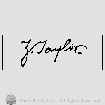 Mark with Signature: Zachary Taylor. | #632287