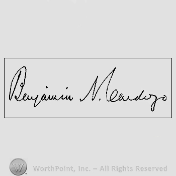 Mark with Signature: Benjamin Cardozo. | #632359