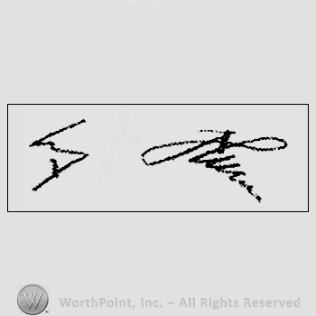 Mark with Signature: Adolf Hitler. | #632399