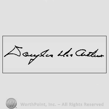 Mark with Signature: Douglas MacArthur. | #632402